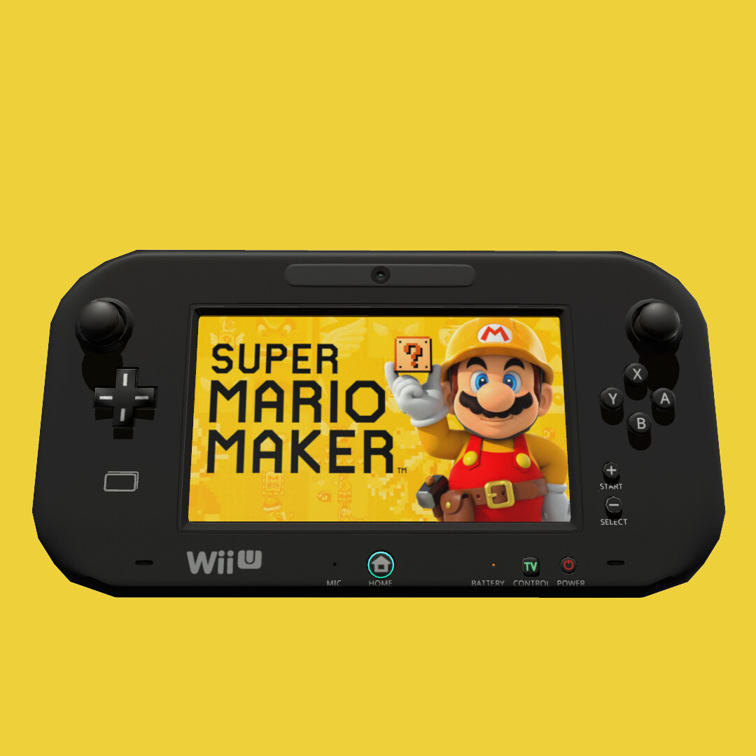 ArtStation - Nintendo WII U Gamepad. Game Ready 3D