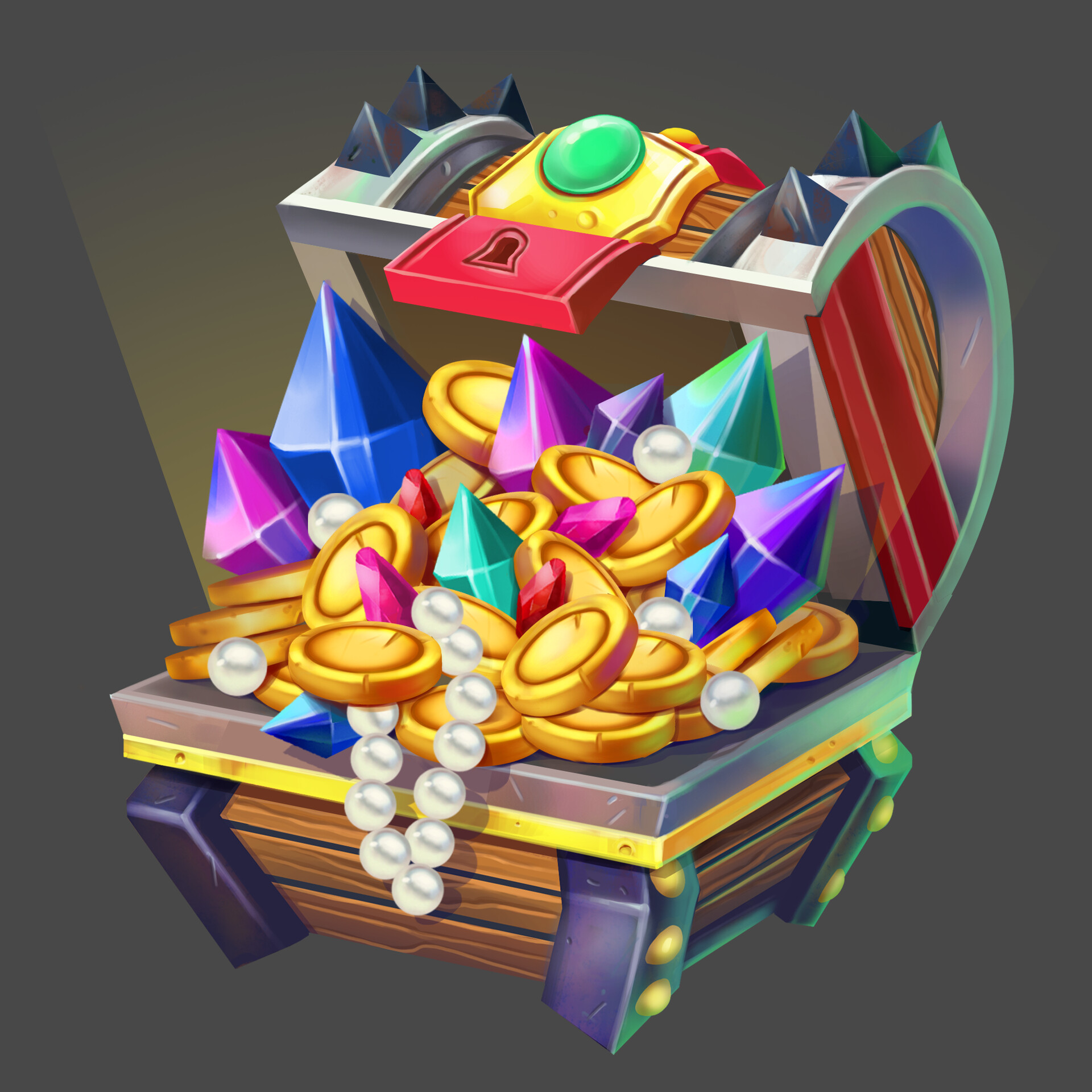 ArtStation - Chest for game