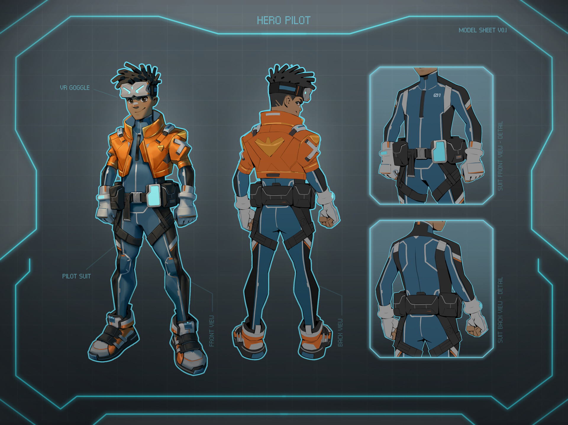 ArtStation - Young Mecha Pilot