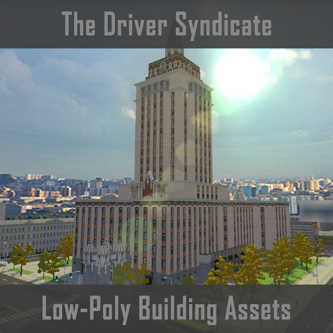 ArtStation - The Driver Syndicate building assets