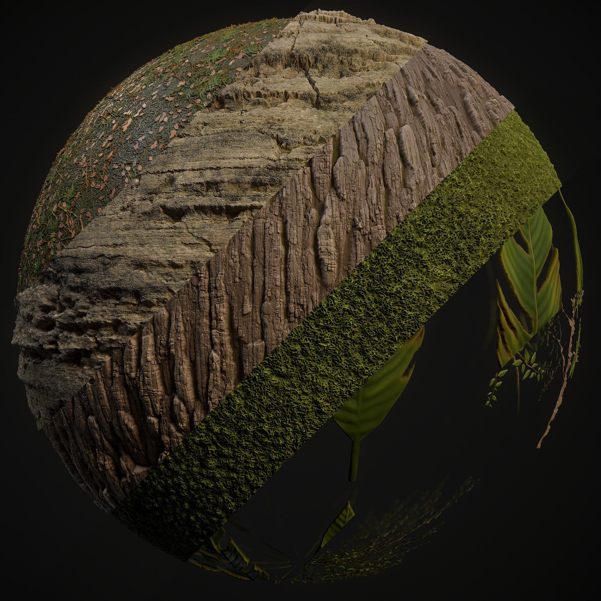 ArtStation - Natural Forest Materials