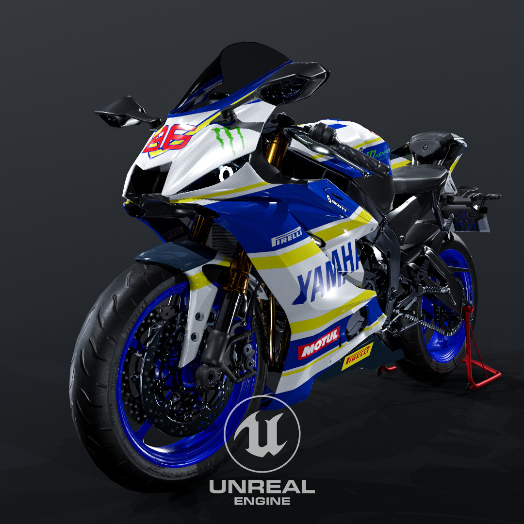 ArtStation - Yamaha YZF R6