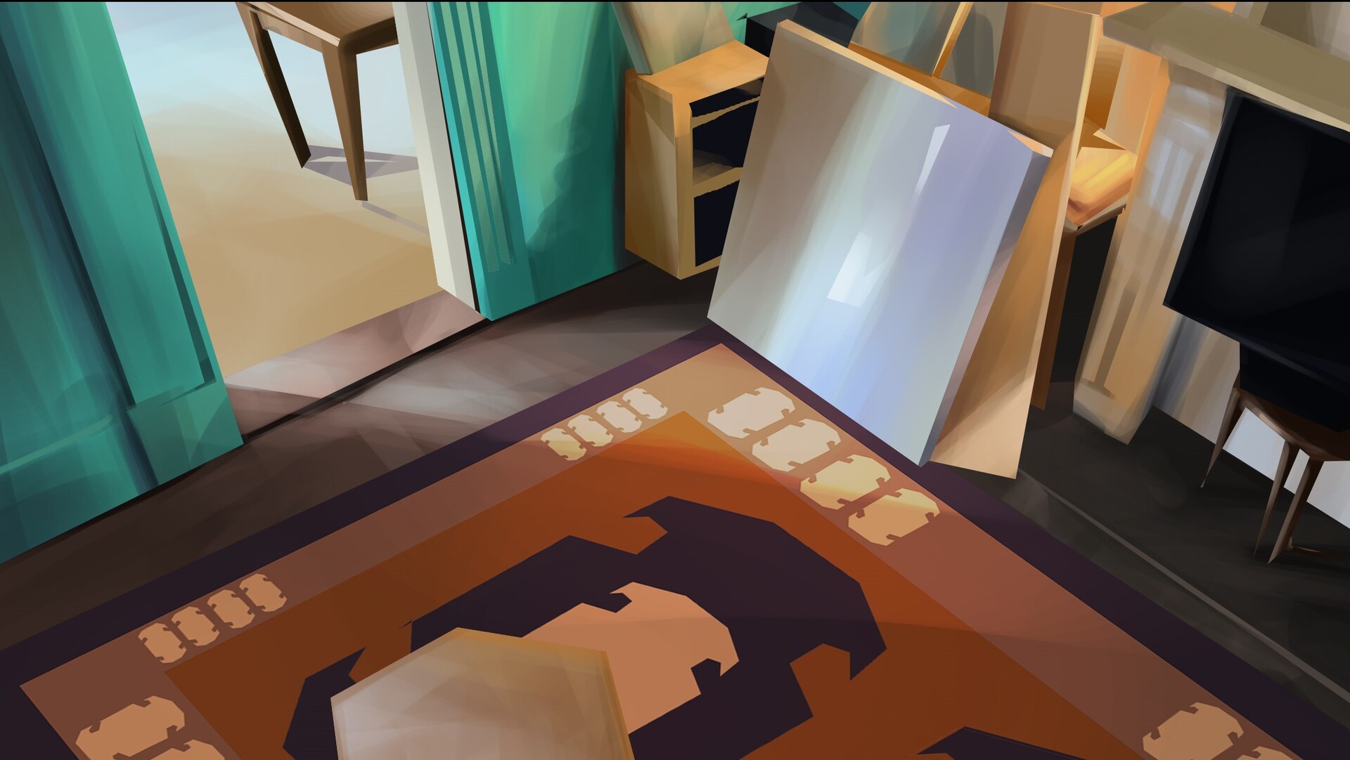 ArtStation - Hangover - Animation backgrounds