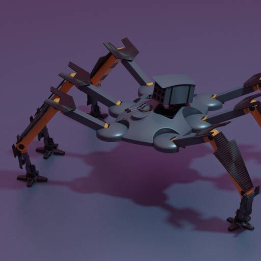 ArtStation - Spider Robot