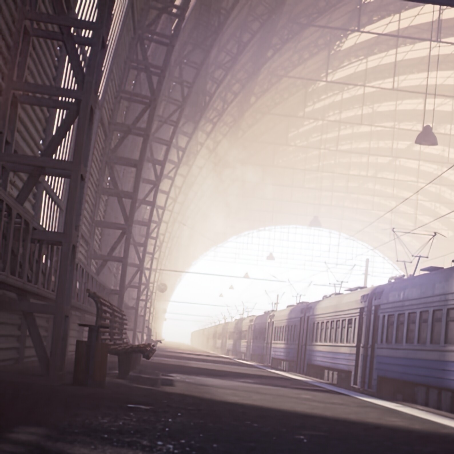 ArtStation - Procedural Train Station