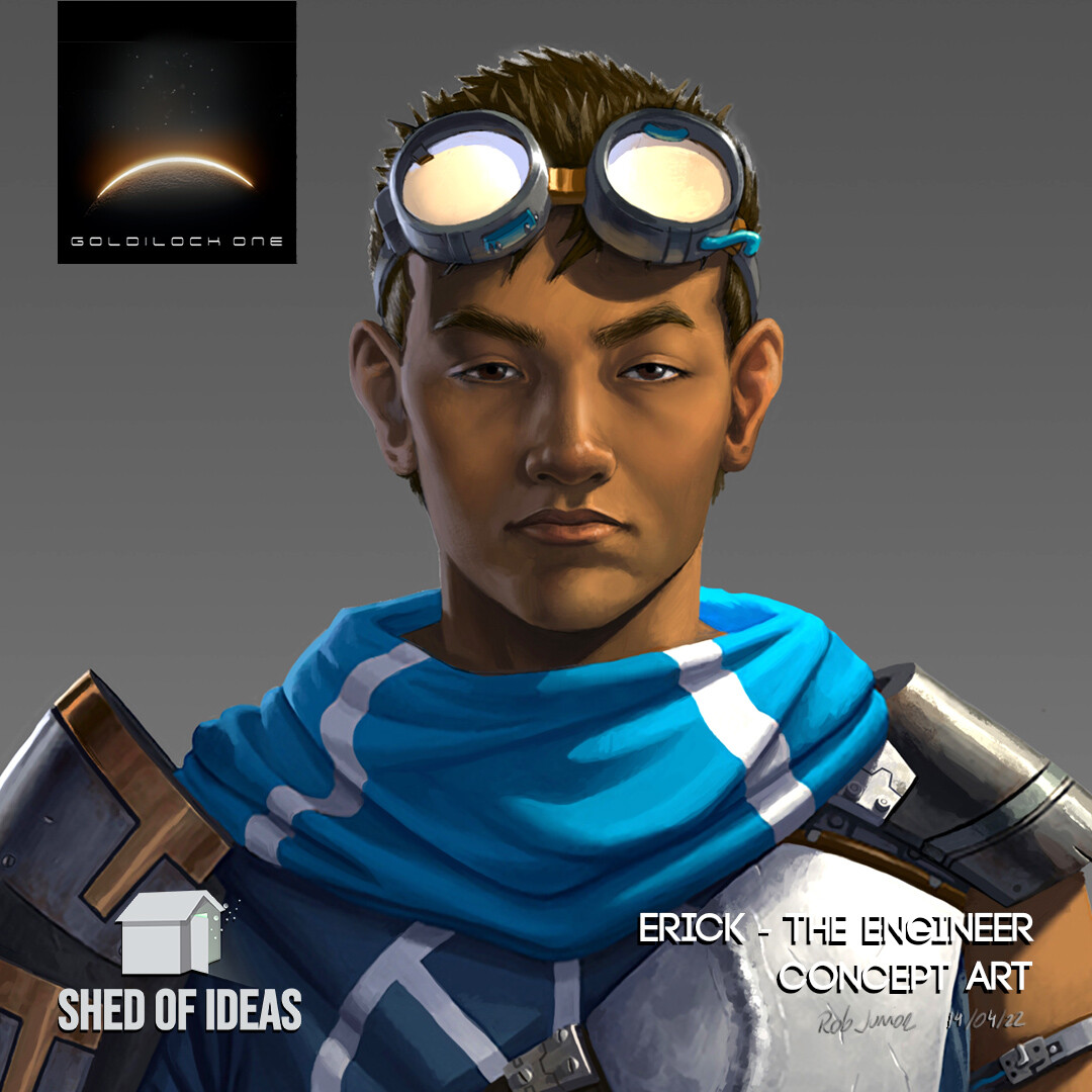 ArtStation - Erich - The Engineer - Character Concept art