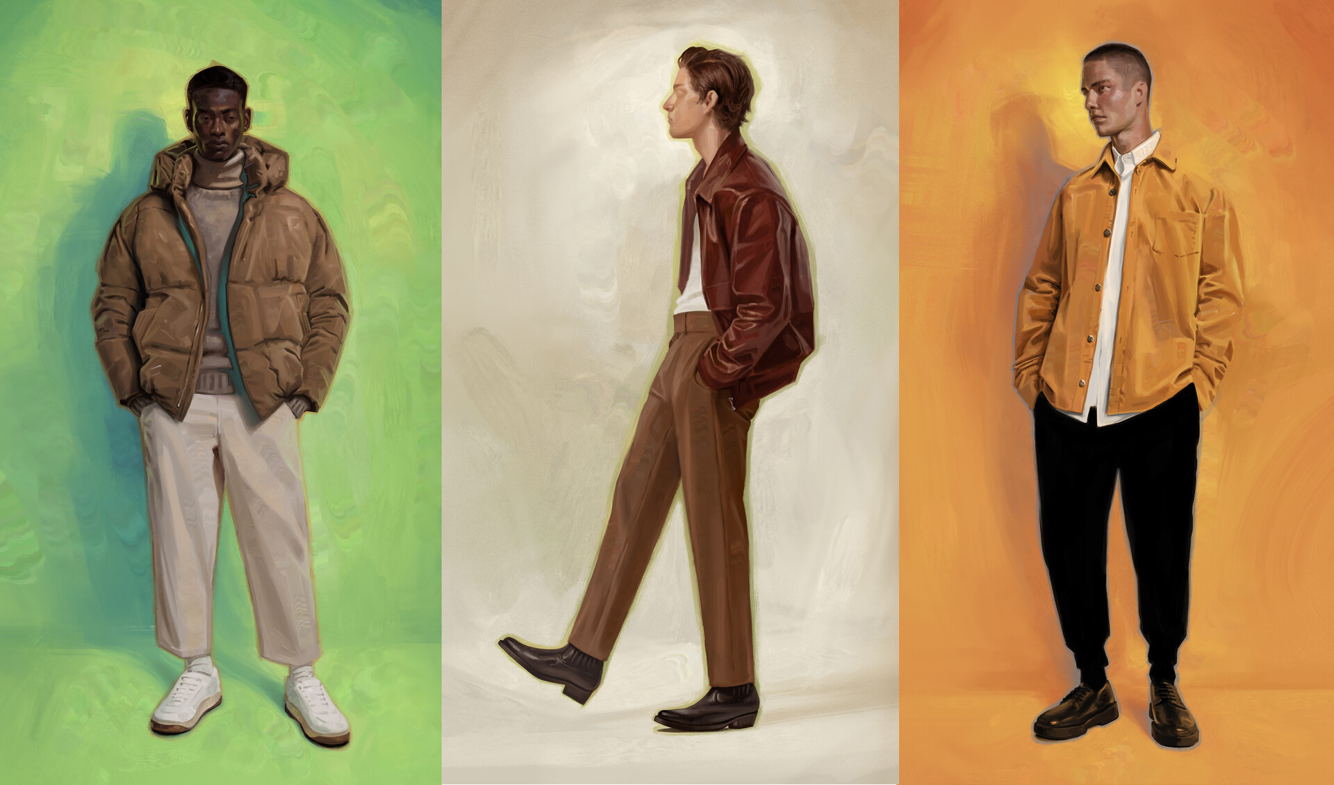 ArtStation - Random dudes studies