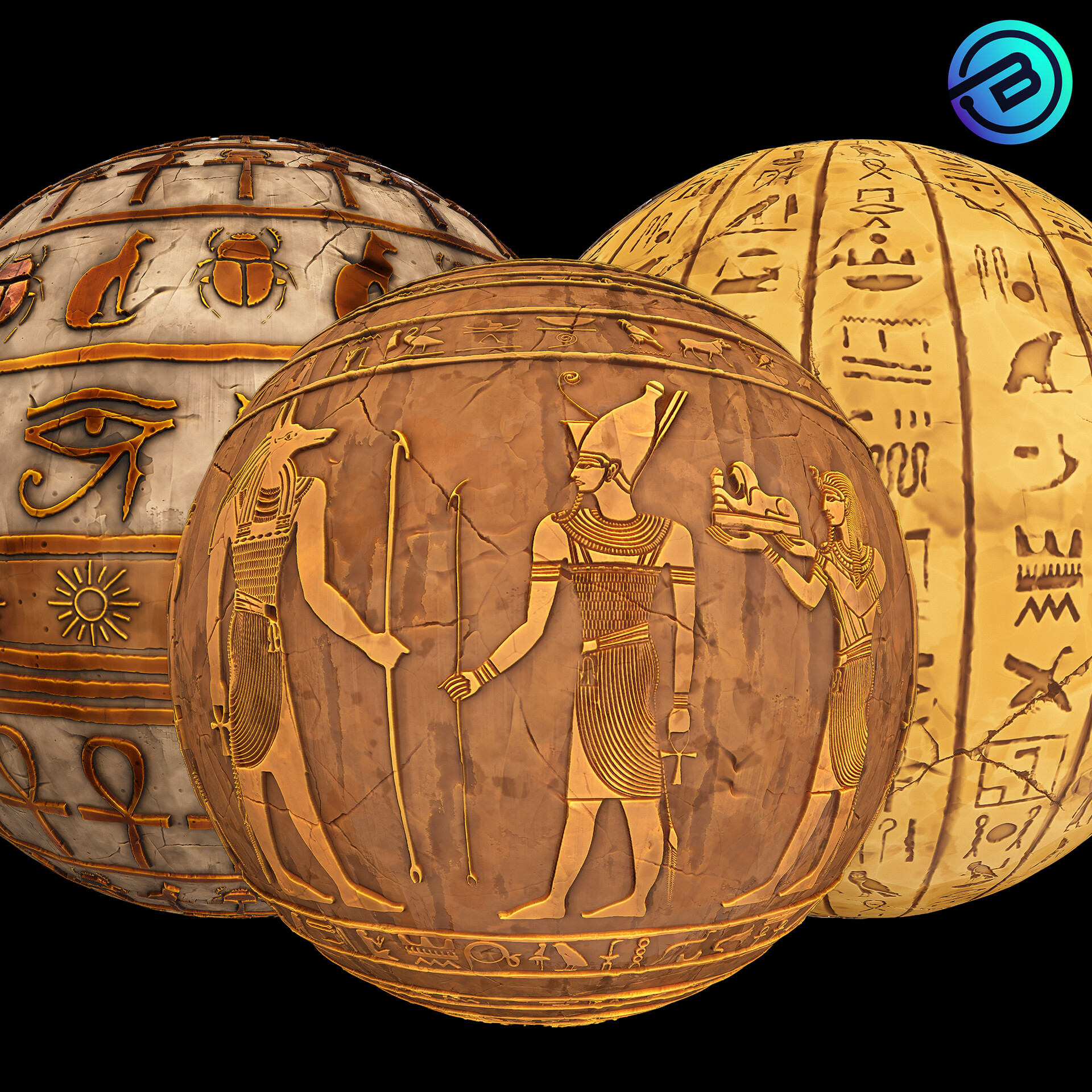 ArtStation - Blink 15 Stylized Egypt Pack