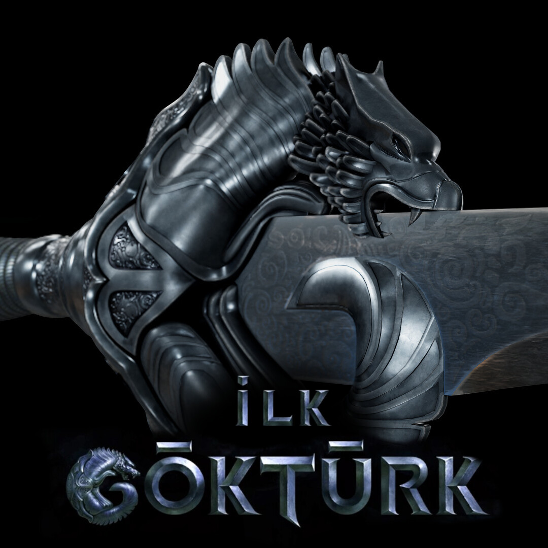 ArtStation - Gokturk Sword "Yarlig"