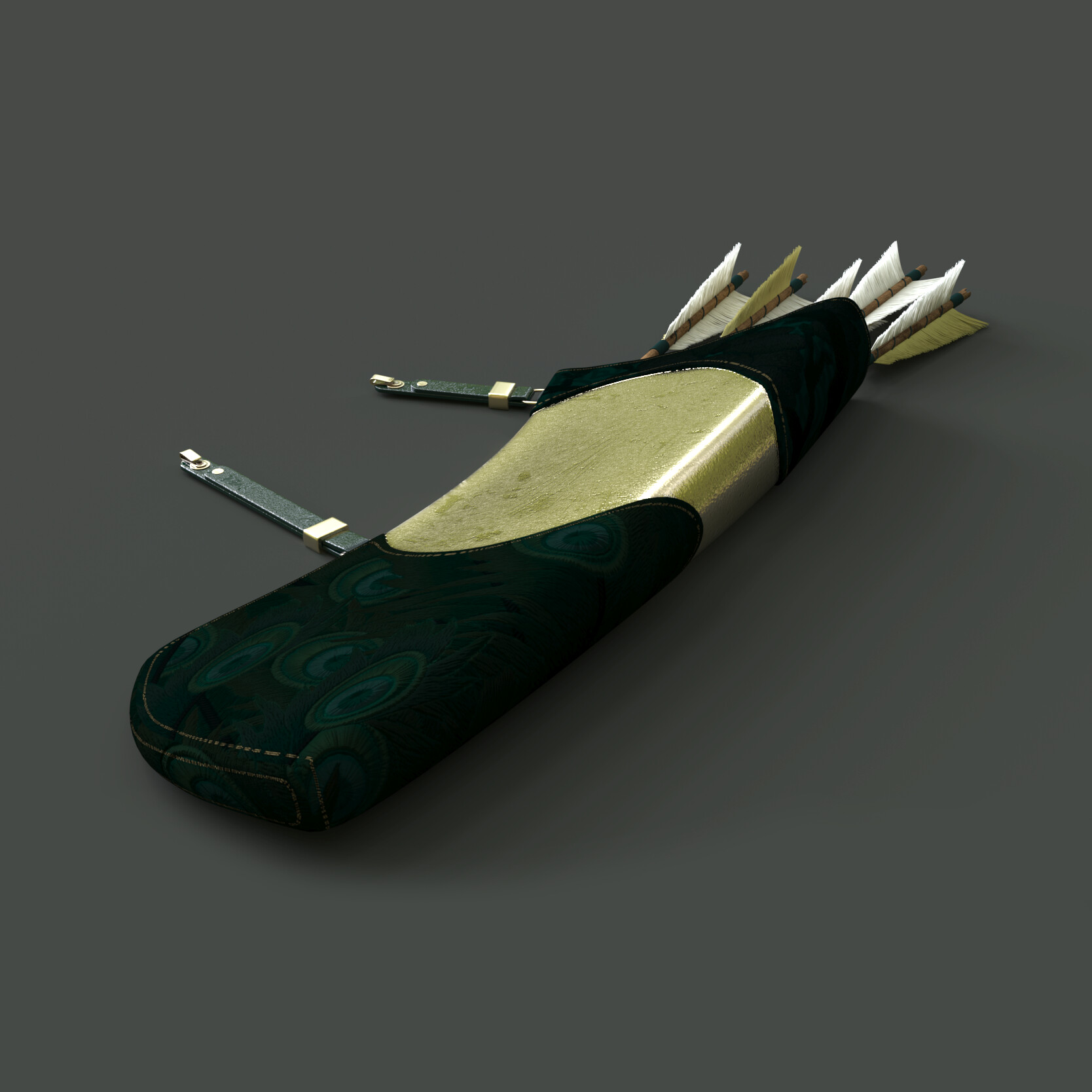 ArtStation - Fantasy golden quiver