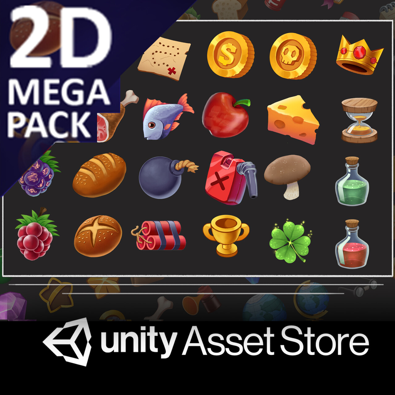 ArtStation - 2D GUI Icons mega pack