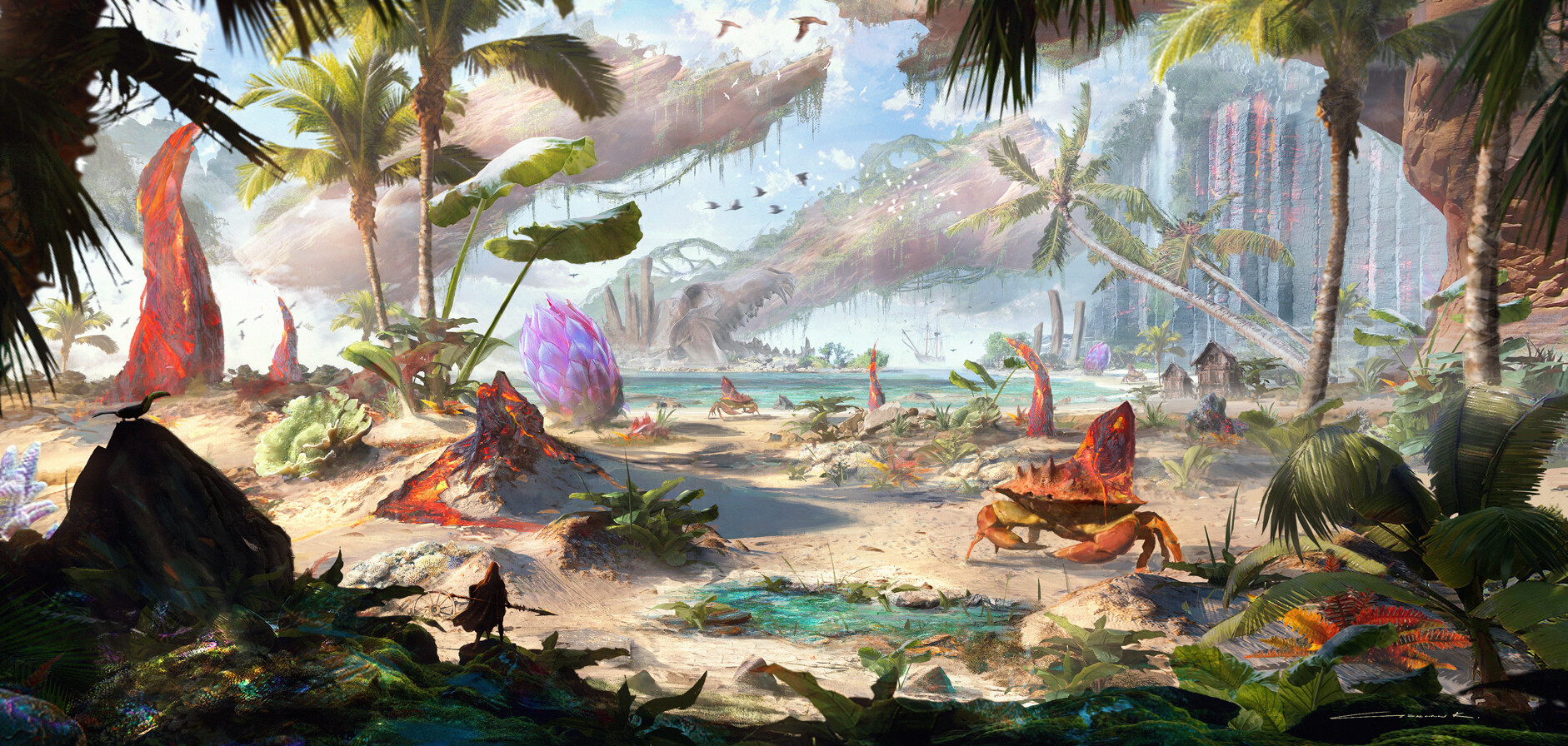 ArtStation - Volcanic Island