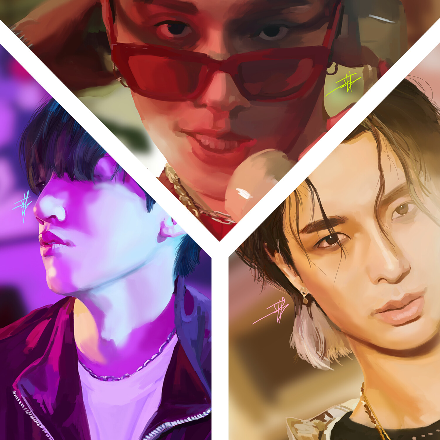 ArtStation - PENTAGON - Cerberus - Portraits serie