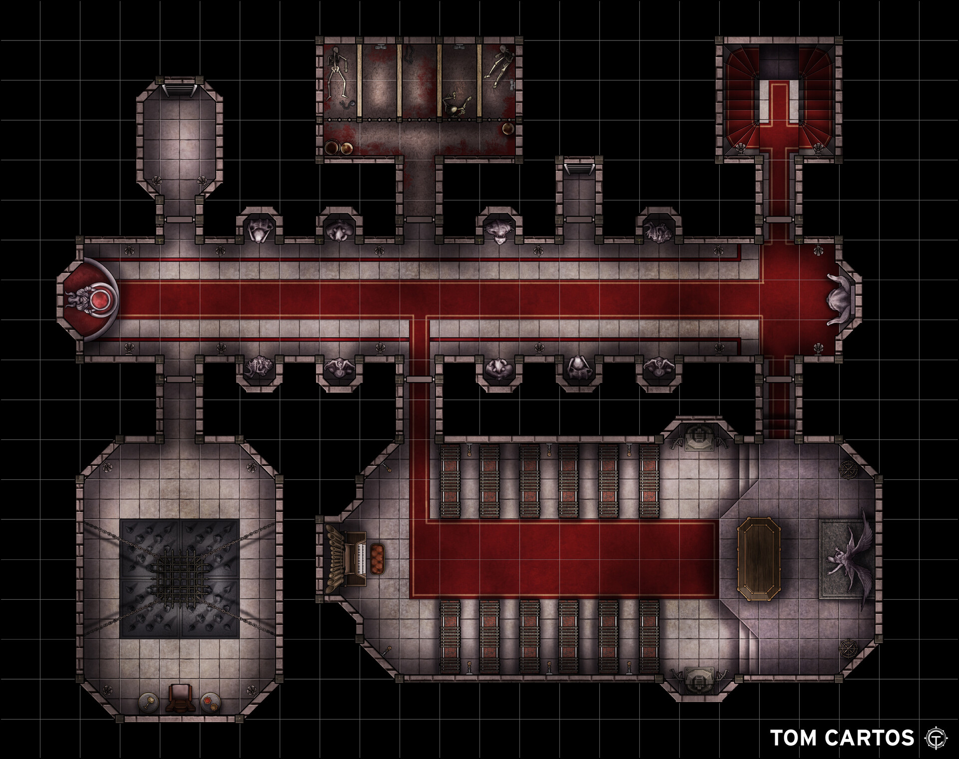 ArtStation - The House of Elazar Battlemaps
