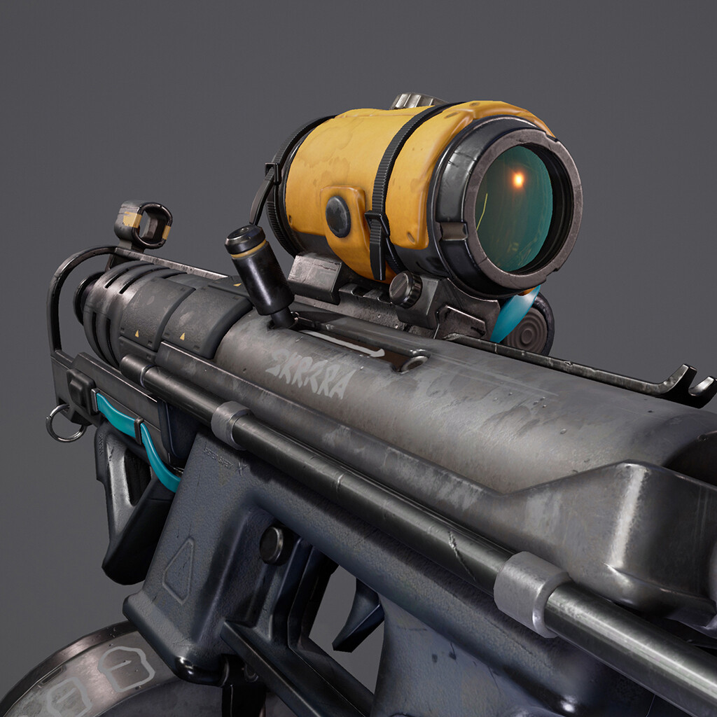 ArtStation - Fan art submachine gun 71n6