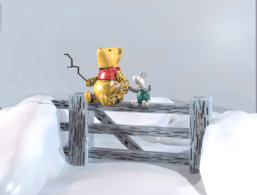 Winnie The Pooh Winter Wallpaper