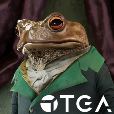 ArtStation - Dressed up Toad