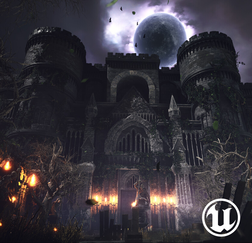 ArtStation - Moonlit Castle