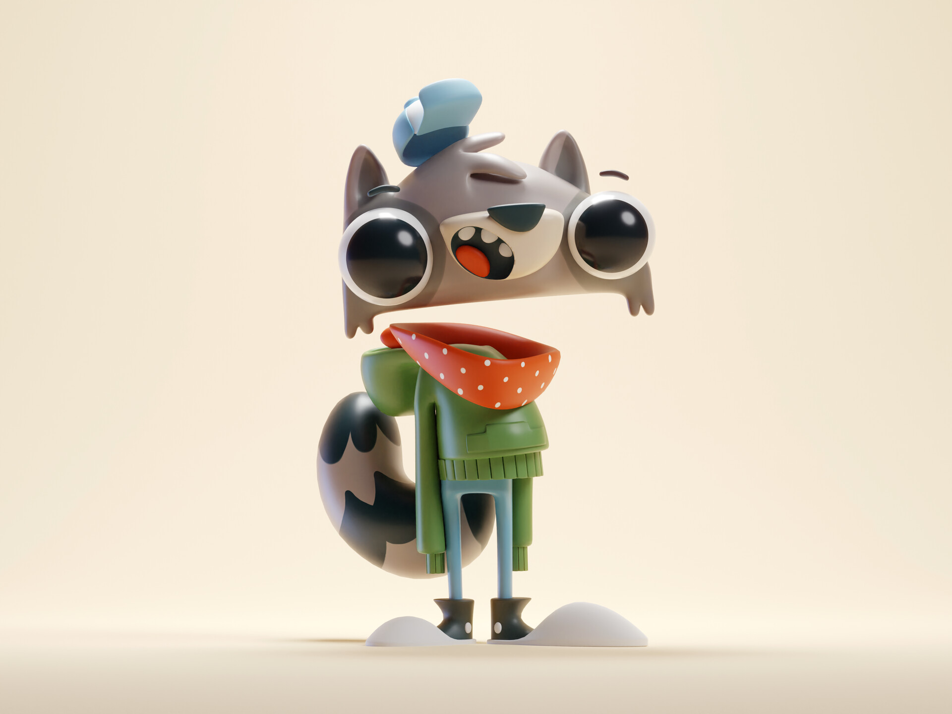 ArtStation - New Rukus Raccoon 2022