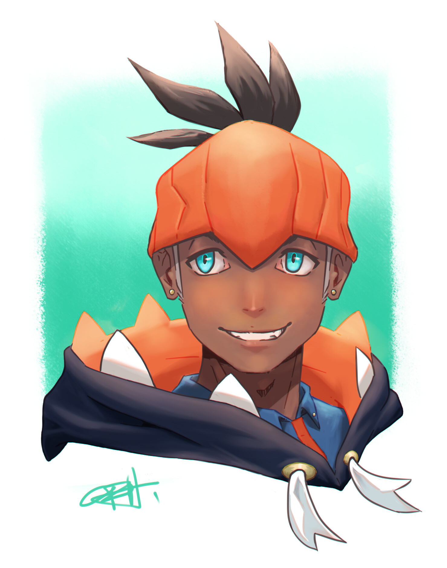 ArtStation - Fan Art: Pokémon - Raihan