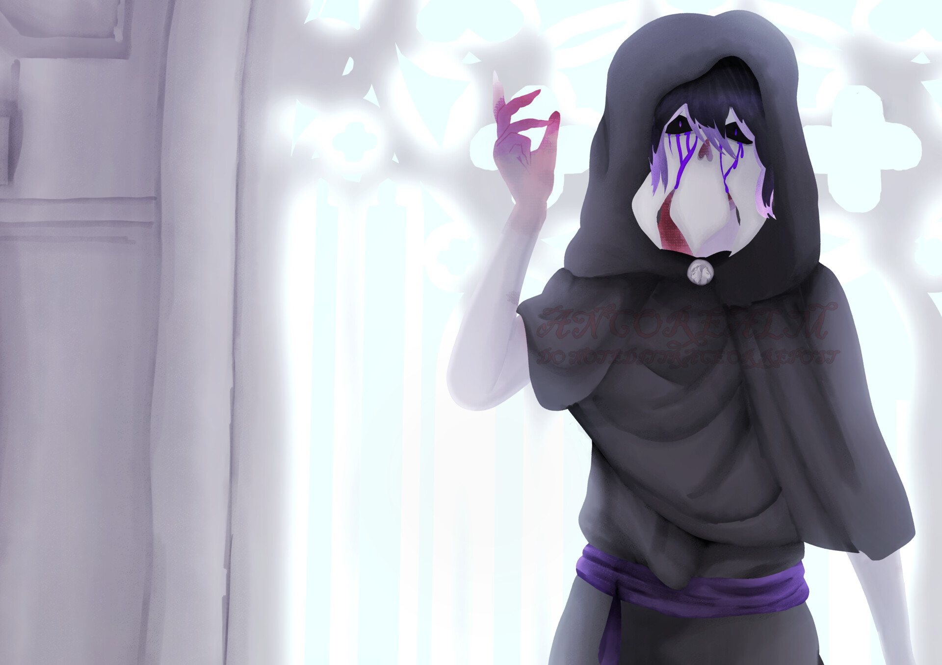 ArtStation - The first reaper (halfbody illustration)