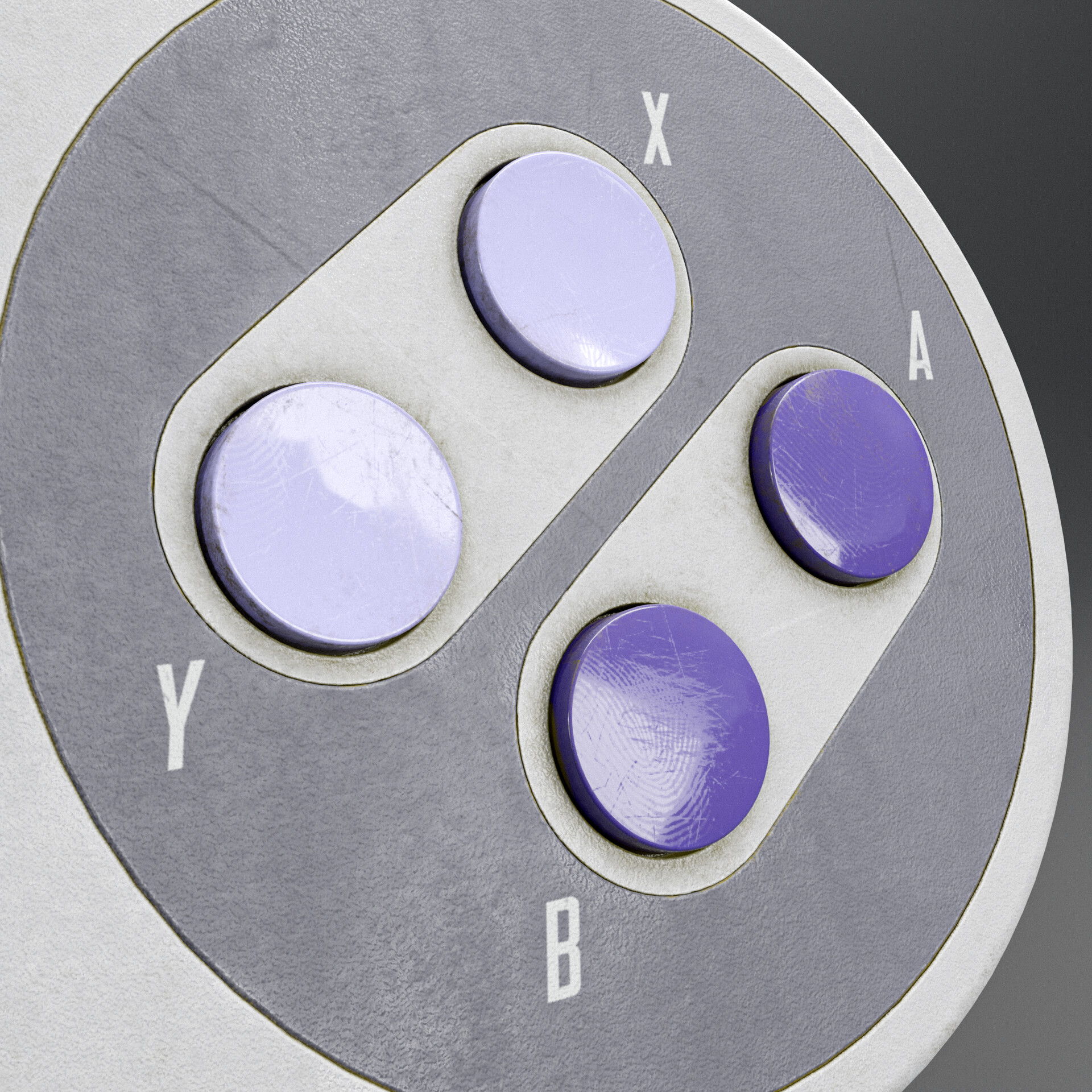ArtStation - SNES Controller