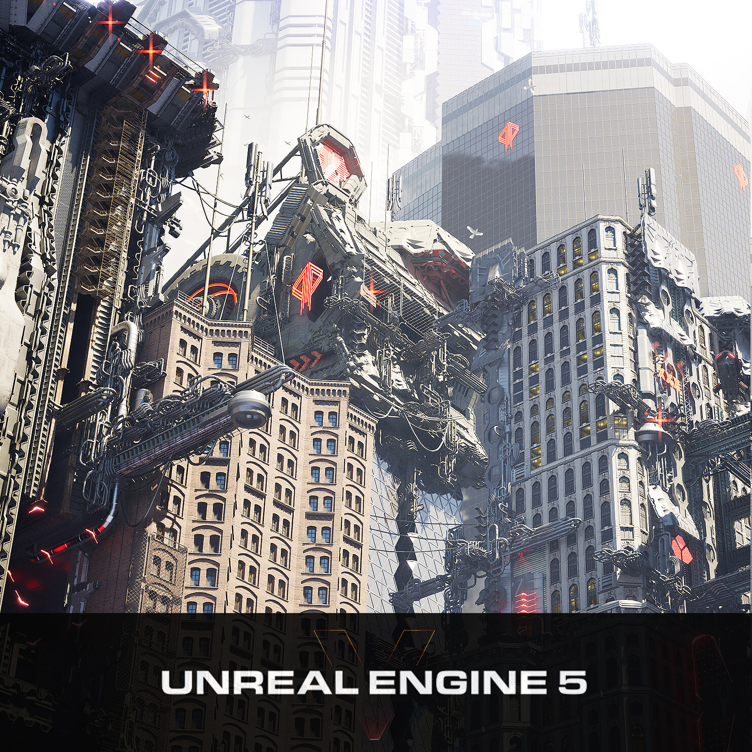 ArtStation - UE5 :: Environment Scene :: Fifth Element Sci-Fi City Game ...