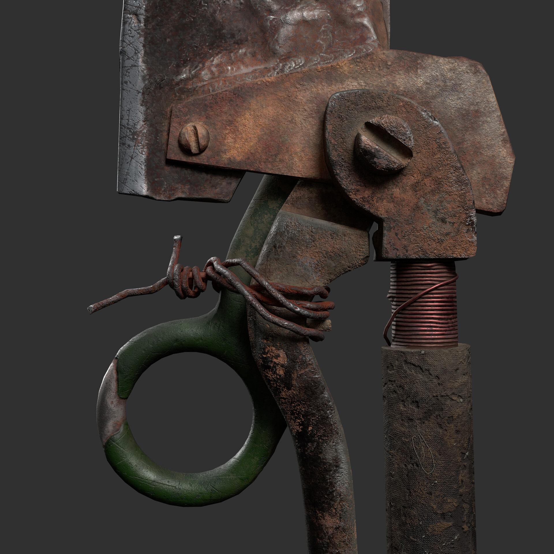 ArtStation - POST APOCALYPTIC KNIFE