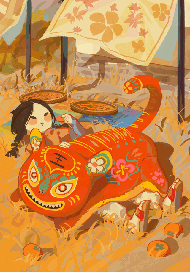 ArtStation - Autumn Tiger