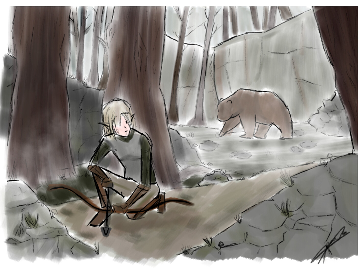 ArtStation - Irina - OC evolution