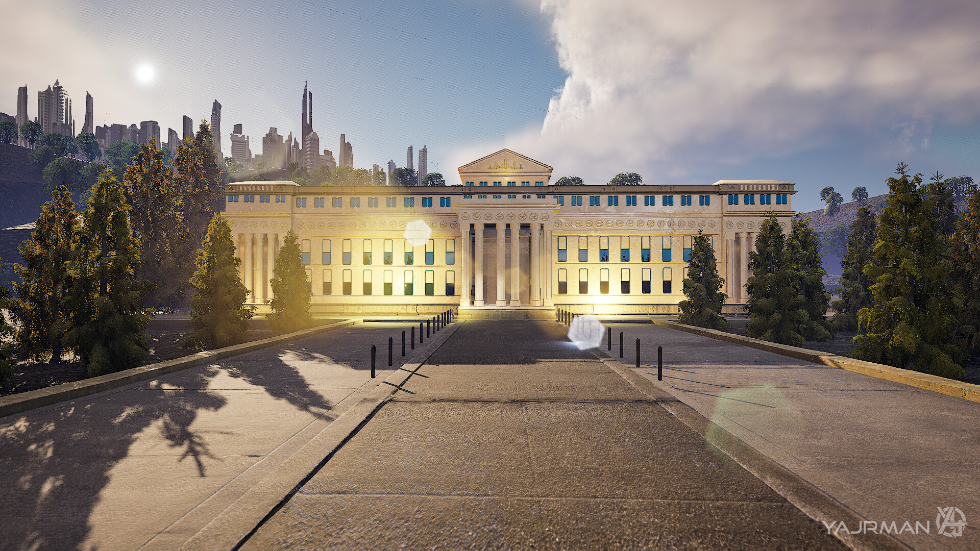 ArtStation - Structure inspired by the National Museum of the Philippines