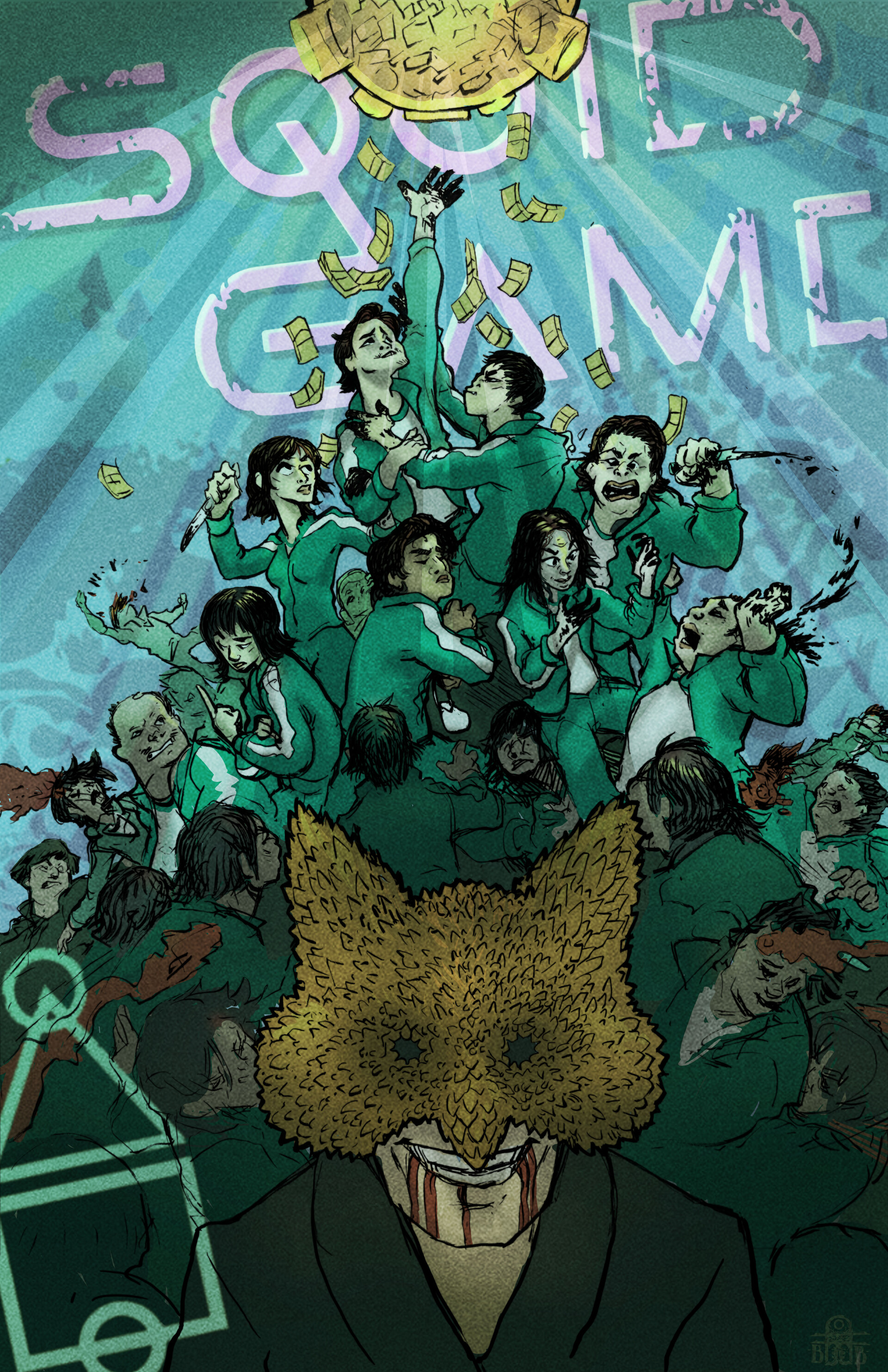 ArtStation - Gganbu Games - Squid Game - Fan Poster