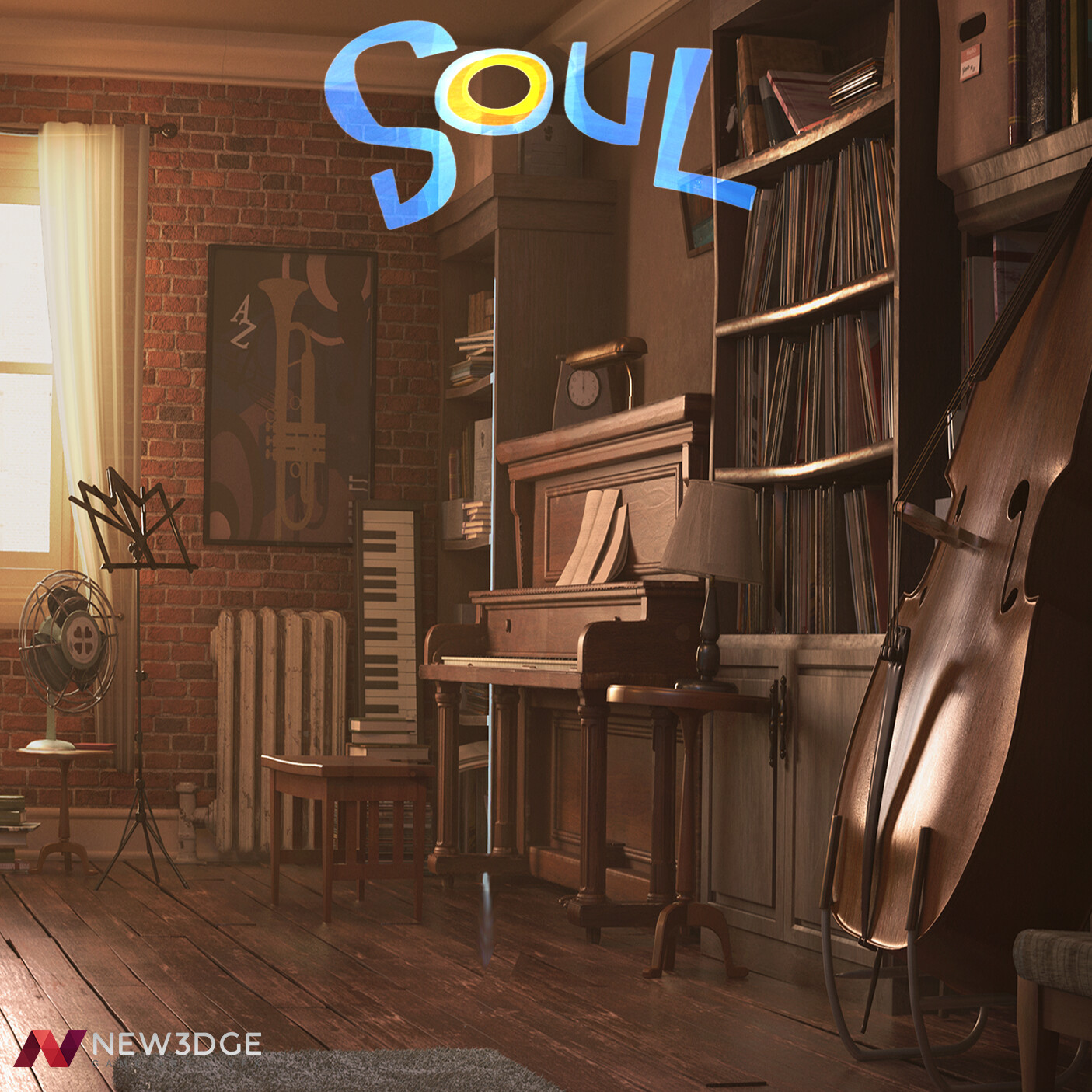 ArtStation - Soul - Joe Gardner's Room