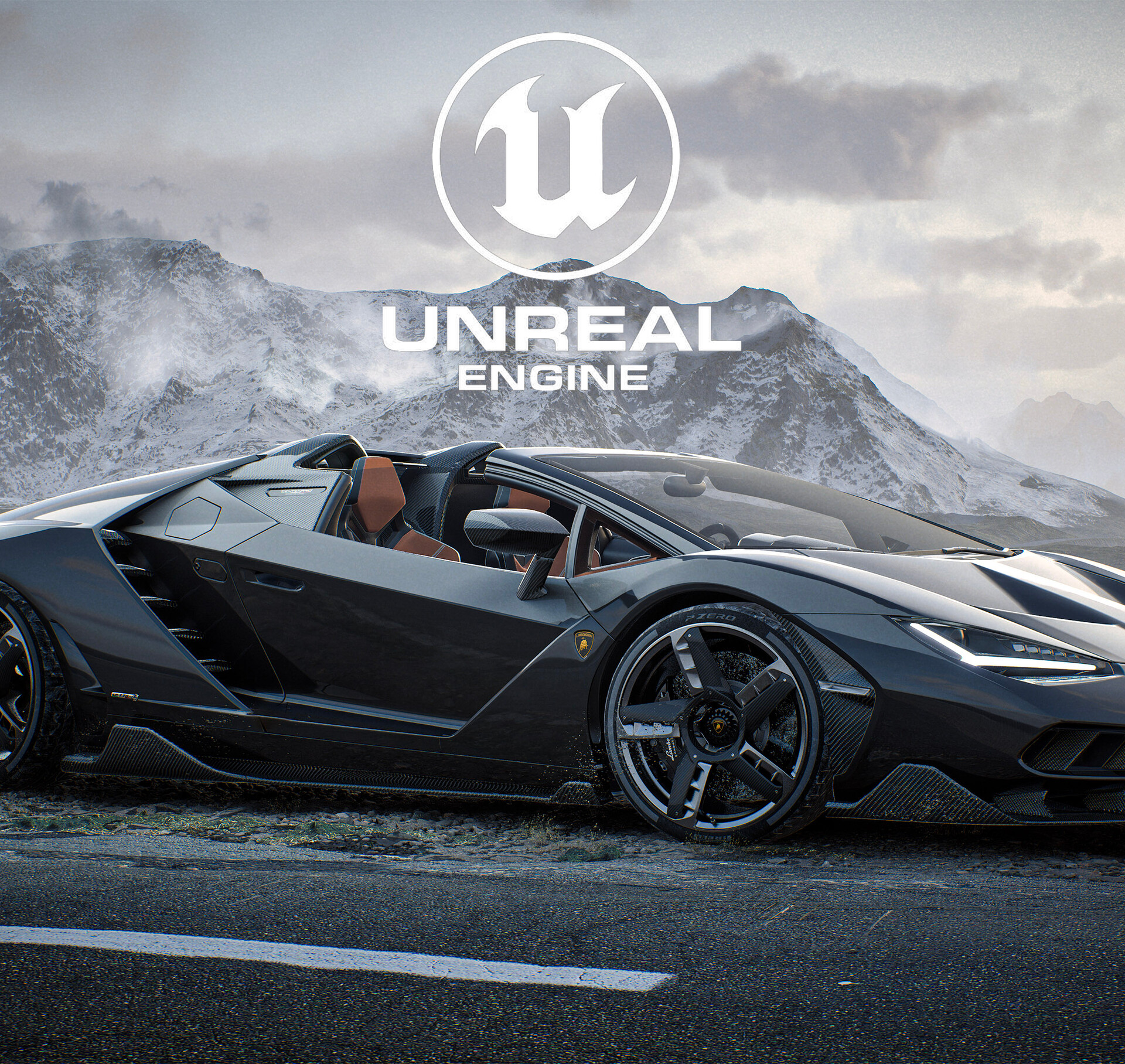 David Baylis Design - Lamborghini Centenario - UE5 Automotive Rendering