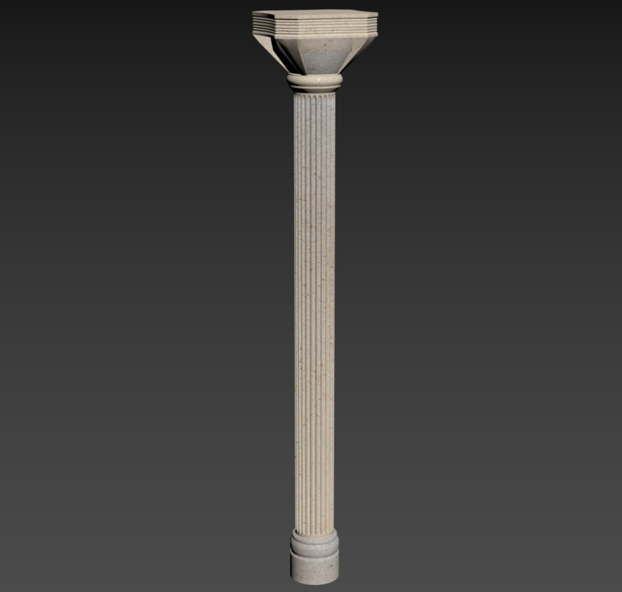 ArtStation - Carved Stone Pillar