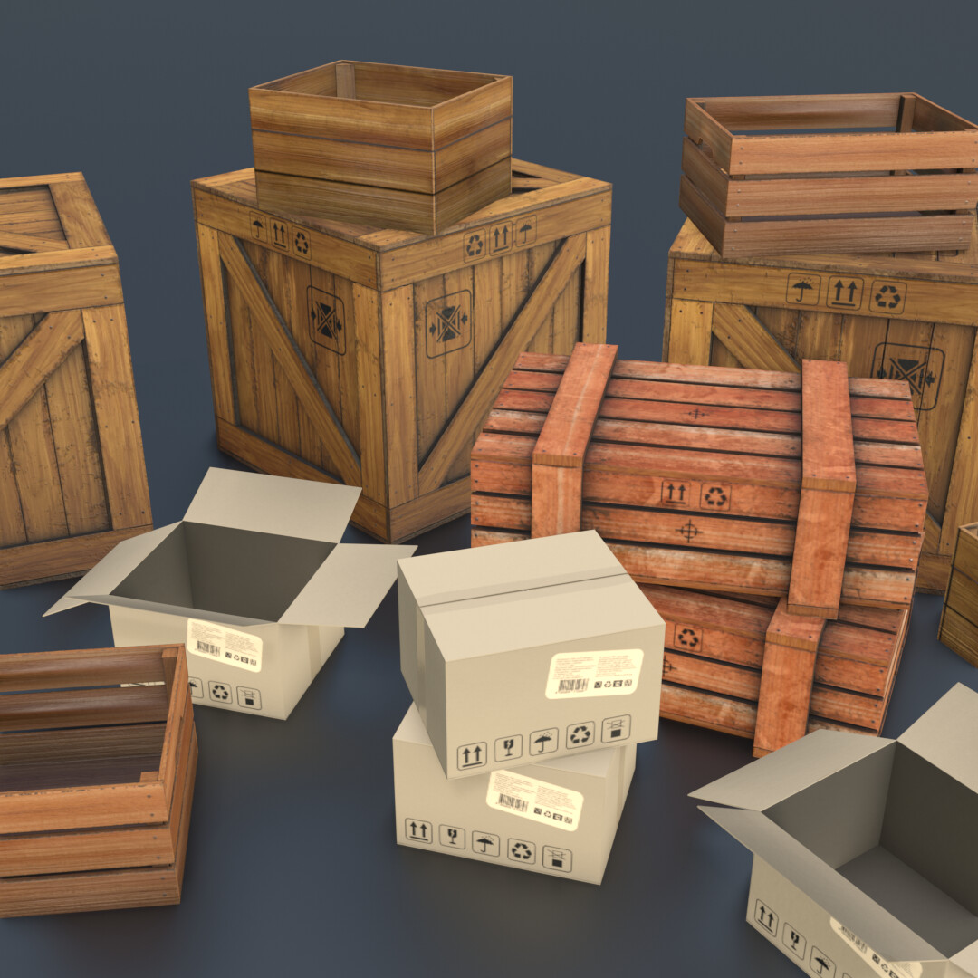 ArtStation - 3D Boxes
