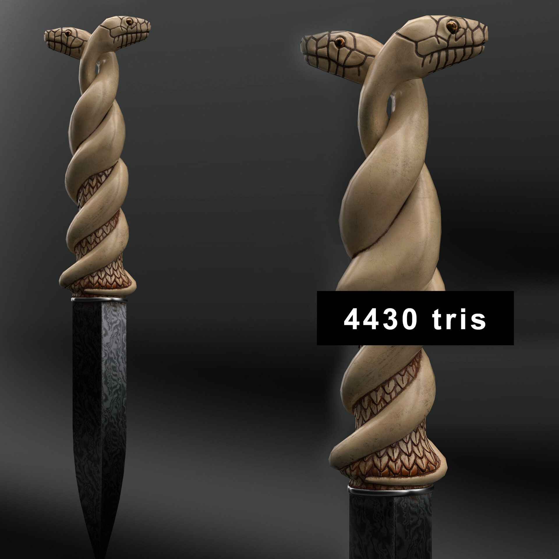 ArtStation - Snake dagger