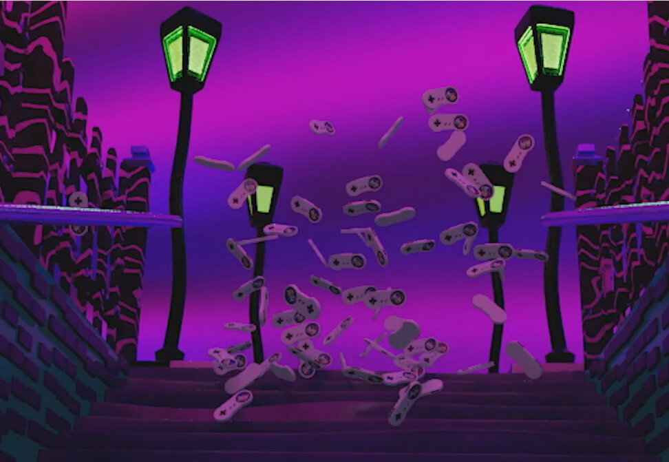 ArtStation - VFX Retro Nintendo