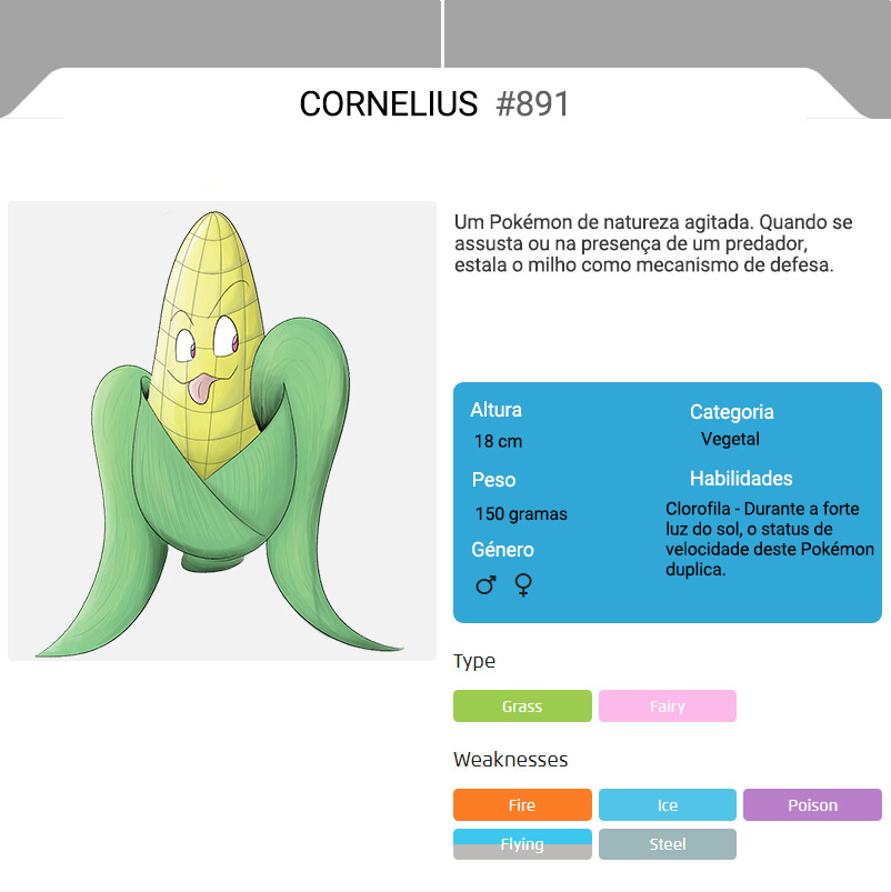 ArtStation - Fakemon for a Contest - Cornelius #891
