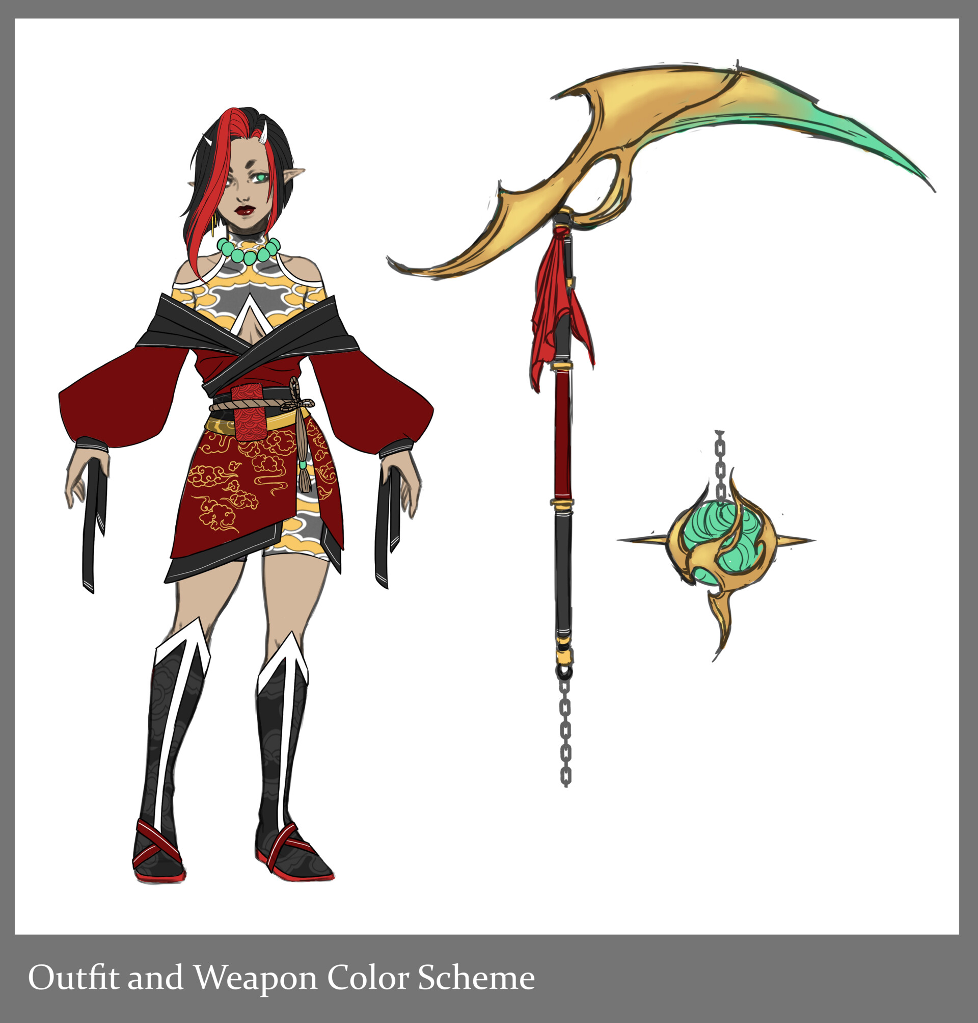 ArtStation - Oni Character Concept