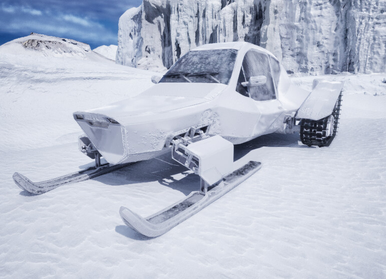 ArtStation - Snowmobile