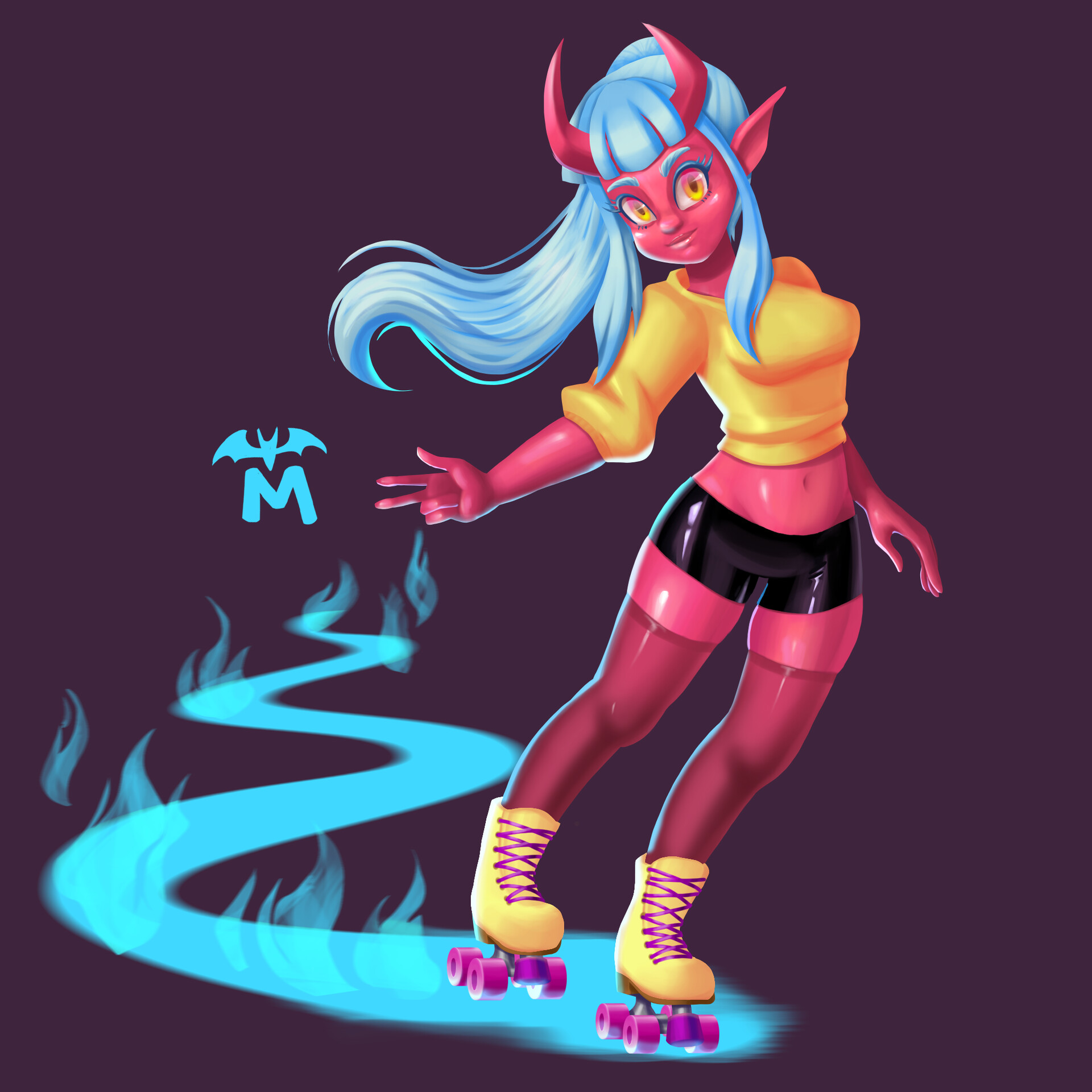 ArtStation - Skater devil