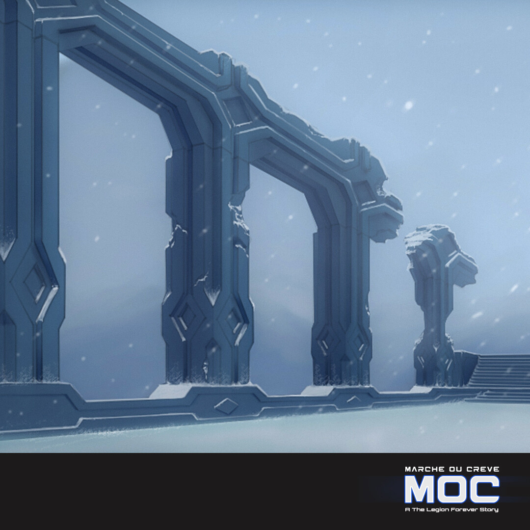 ArtStation - Ancient alien civilization concept (detail)