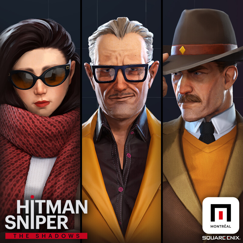 ArtStation - Hitman Sniper - The Shadows - Lodge Targets NPCs