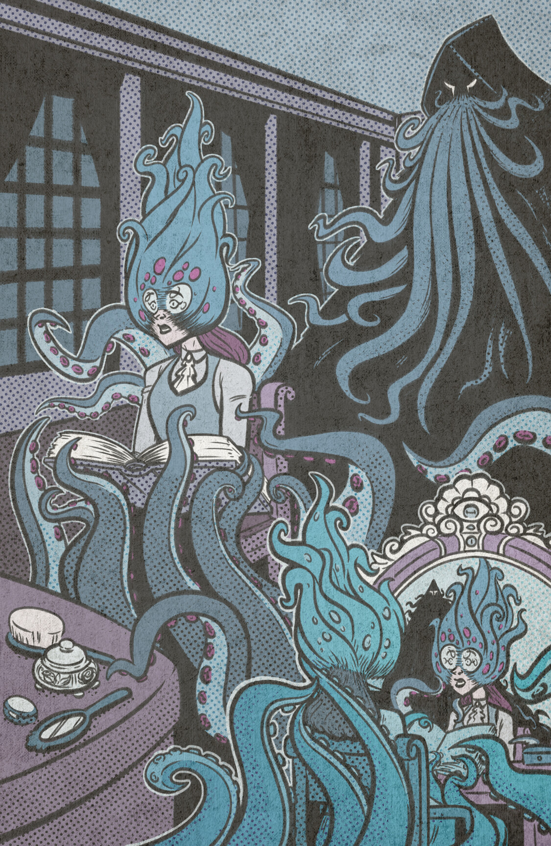 ArtStation - COMIC "Cthulhu invades Wonderland" Epilogue