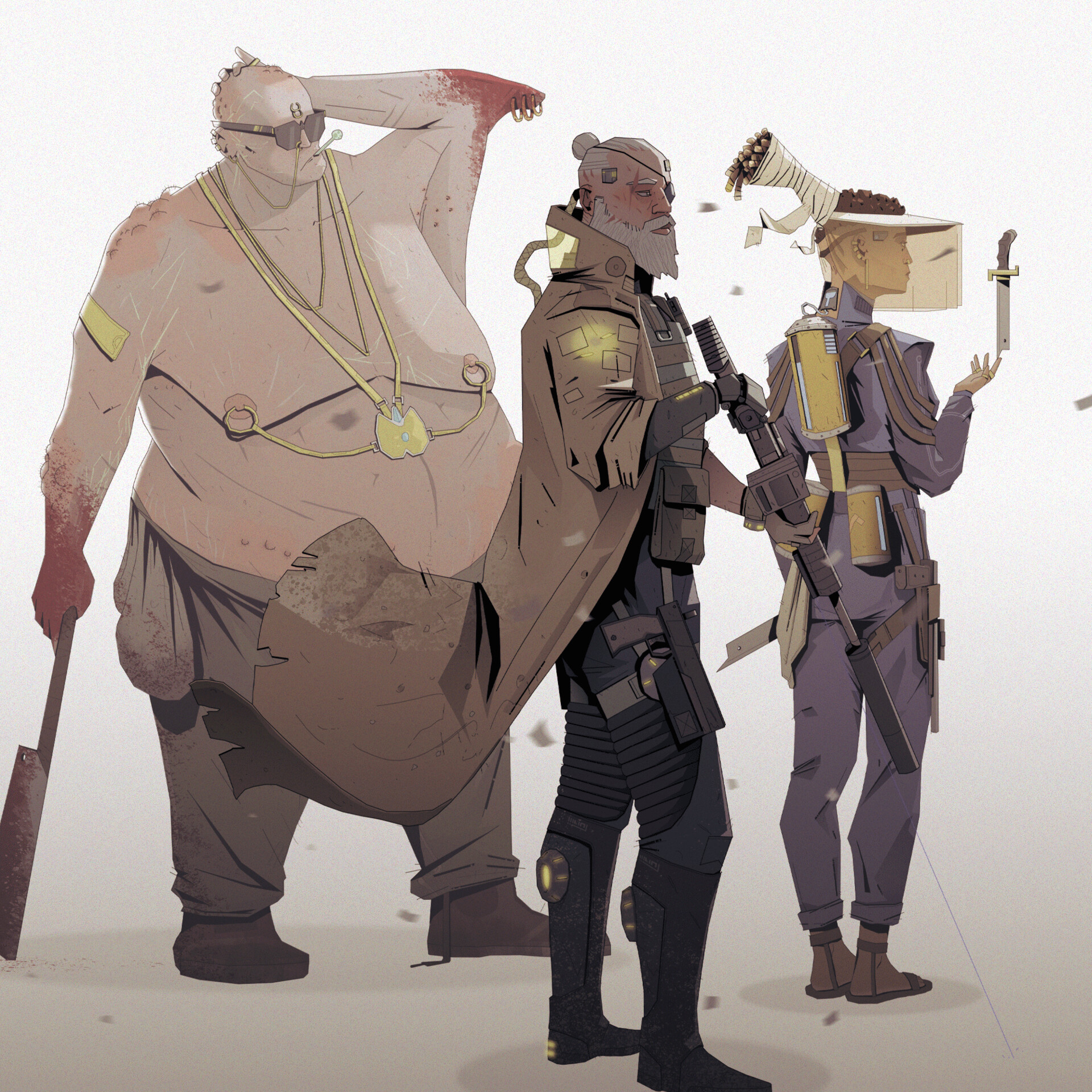 ArtStation - Character Design Post Apo Factions