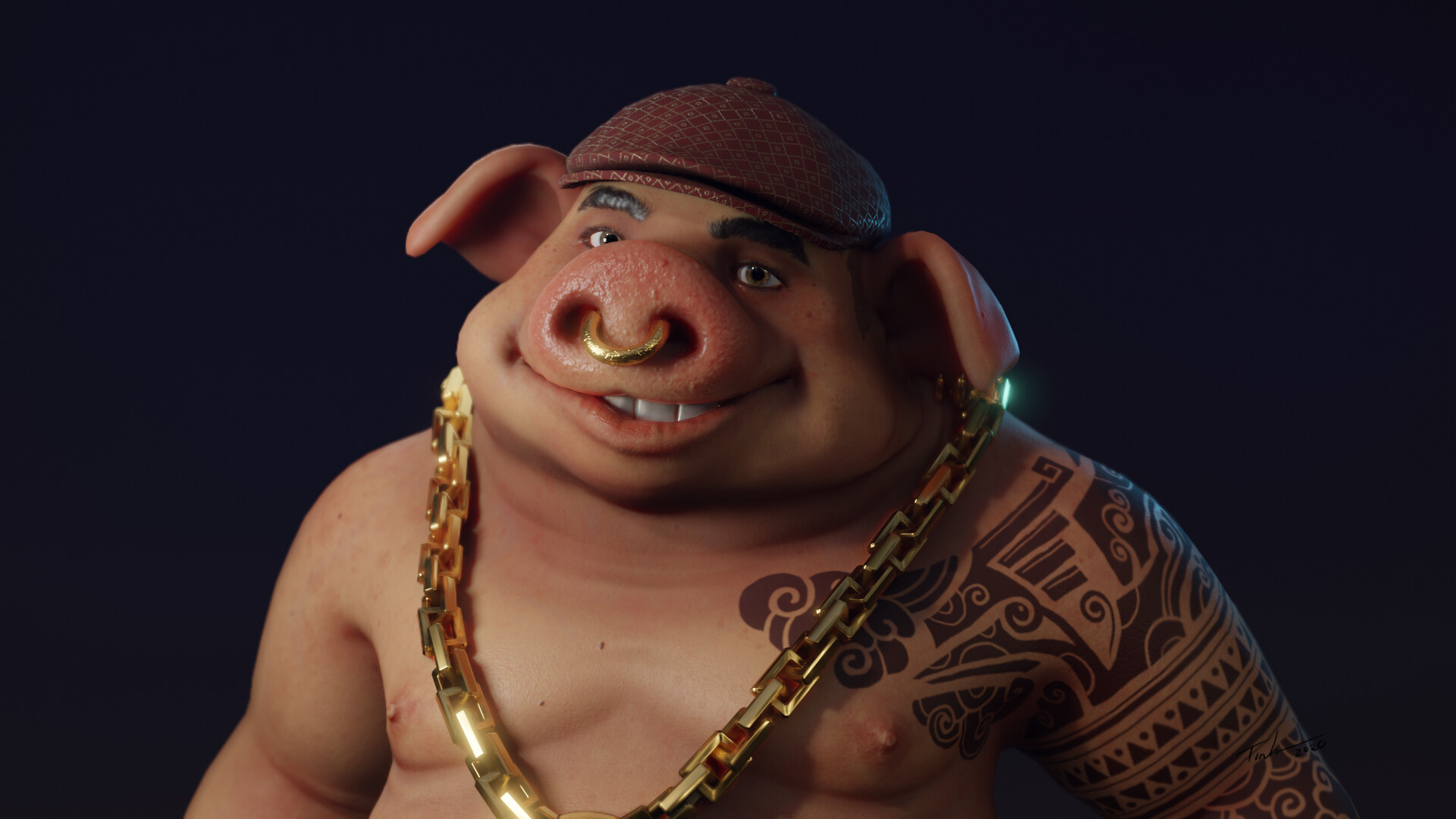 ArtStation - The Pig Stylized