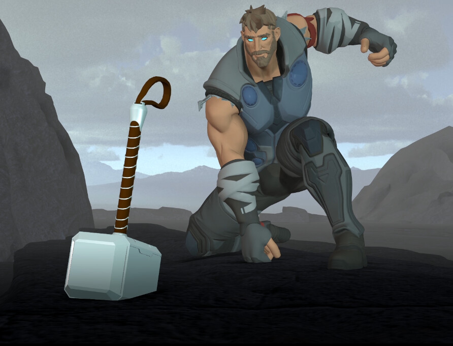 ArtStation - Thor animation