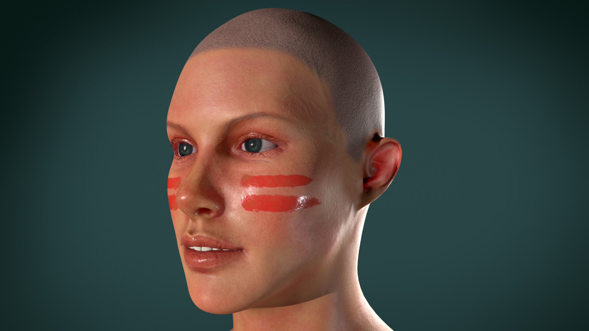 ArtStation - Female Head Skin and Eyes