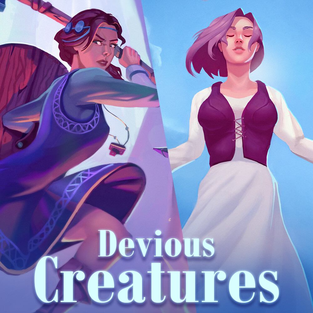 ArtStation - Devious Creatures Card Illustrations